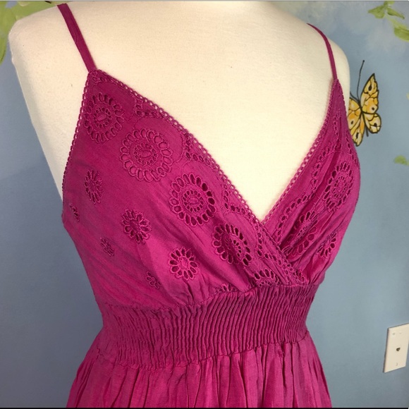 Dresses | Doily Smocked Back Sundress Women Size Osfm | Poshmark